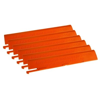 Six inch plastic razor blades