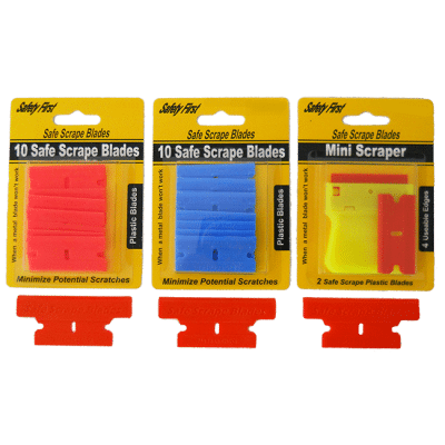 Razor Replacement Blades| Safety & Non-Scratch Plastic, Steel, Delrin ...