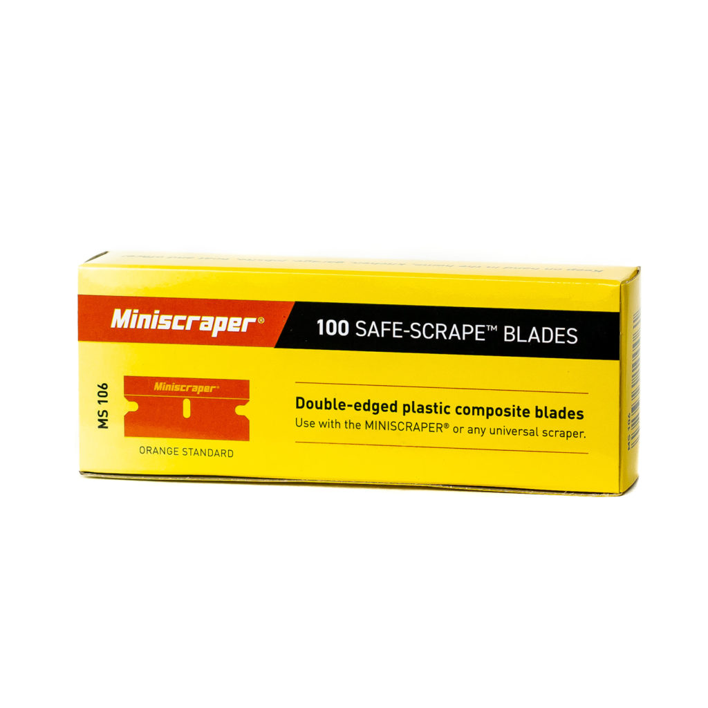 Delrin™ plastic razor blades