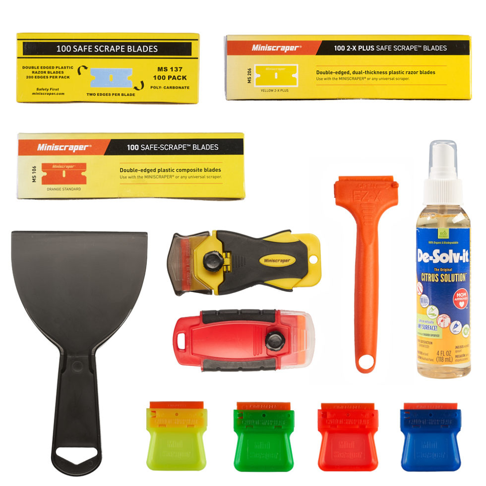 Razor Blade Scrapers, Cutters Cleaners & Small Tools | Miniscraper™